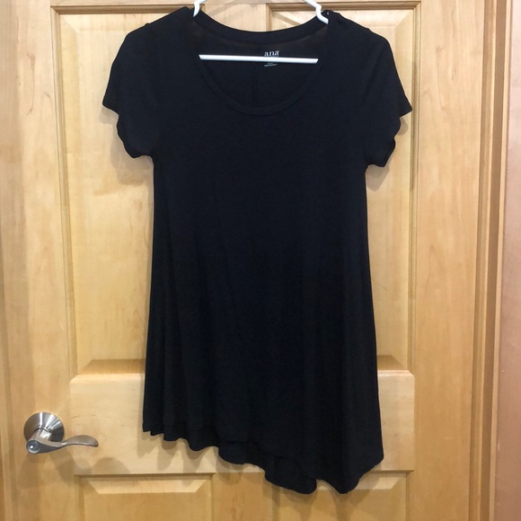 a.n.a | Tops | Bogo Ana Short Sleeve High Low Tee Black | Poshmark